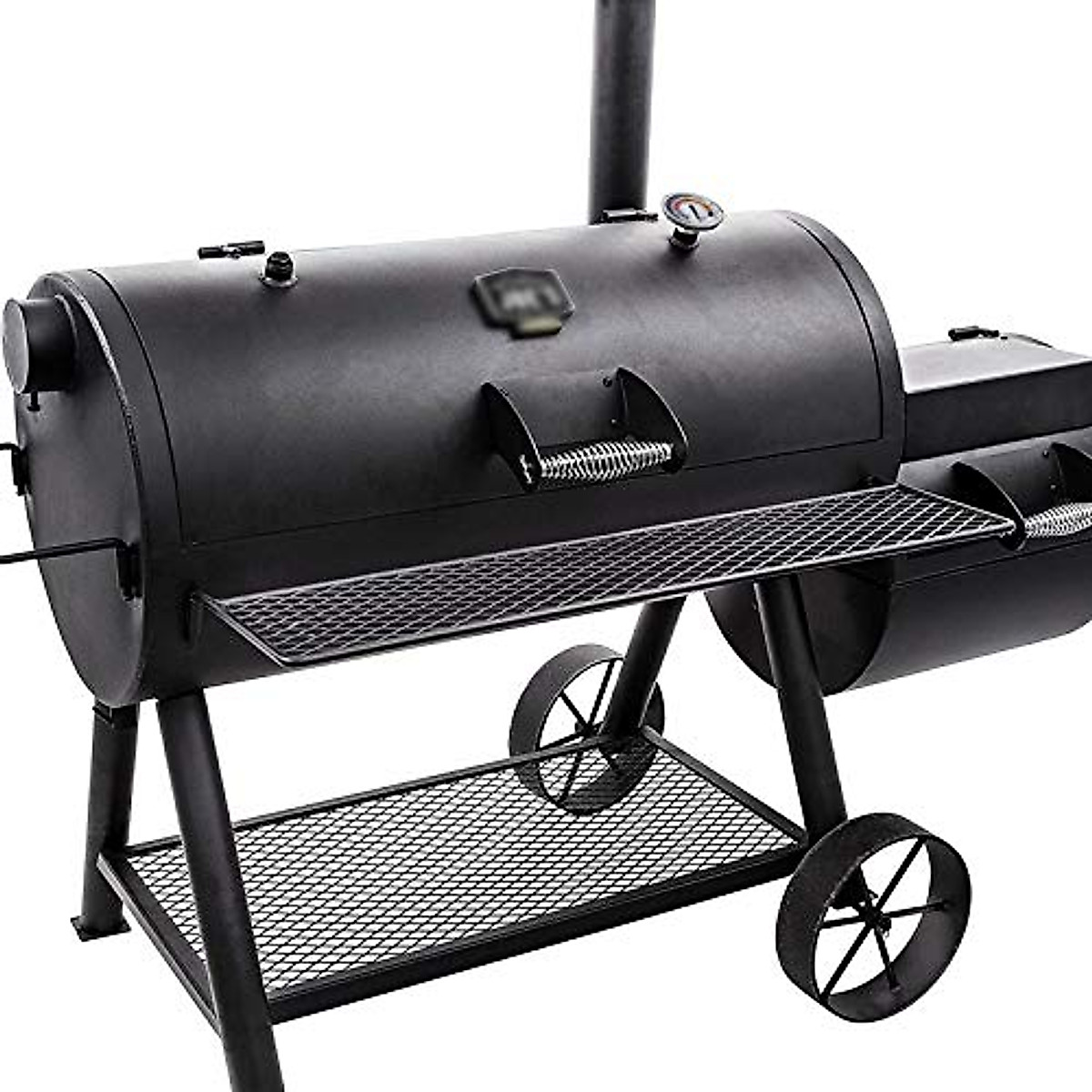 3 1/8'' BBQ Grill Temperature Gauge Charcoal Smoker Replacement Parts, and Most Smokers, OEM Charcoal Grill Pit Wood Smoker Thermomete Gauge Fahrenheit Compatible for Oklahoma Joe's (2Packs)