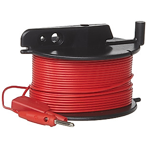 Fluke GEO CABLE-REEL 50M Durable Red Cable Reel for Earth Ground Testing, 50m Length