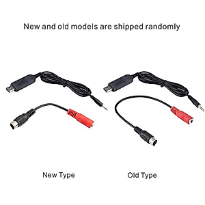 Keenso RC Simulator Cable, USB Dongle Cable Set Compatible with 22 in 1 Quadcopter Flight Simulator Remote Controller Transmitter Modeling Accessory