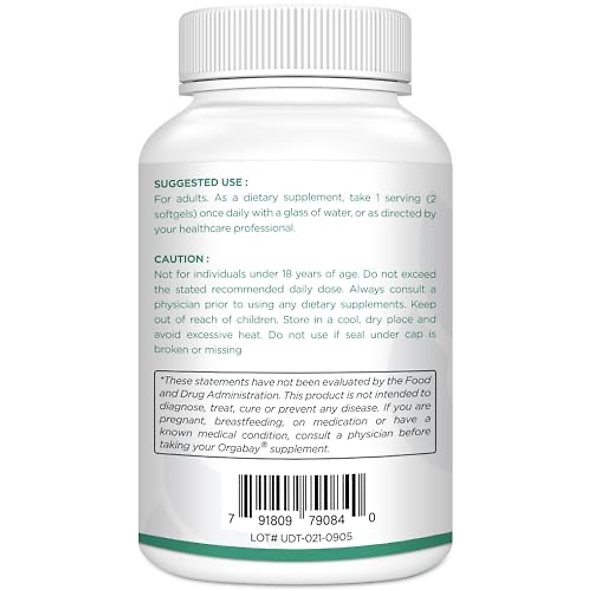 Orgabay Liposomal Nicotinamide Riboside 2000 MG with TMG and Pterostilbene, Boosting NAD+, Support Healthy Aging, 60 Count