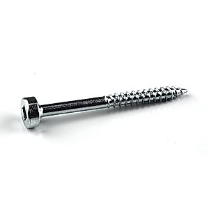 Kreg SPS-F150-100 Zinc Pocket Screws, 1-1/2 Inch #6 Fine Thread, Pan Head (100 Count)