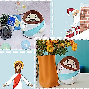 LSYDCARM Jesus Plush Toy My Friend Jesus Stuffed Doll Christ Religious Jesus Doll, Savior Plush Savior Jesus Stuffed Plush Doll Christian Religious Figure Home Christmas Decoration