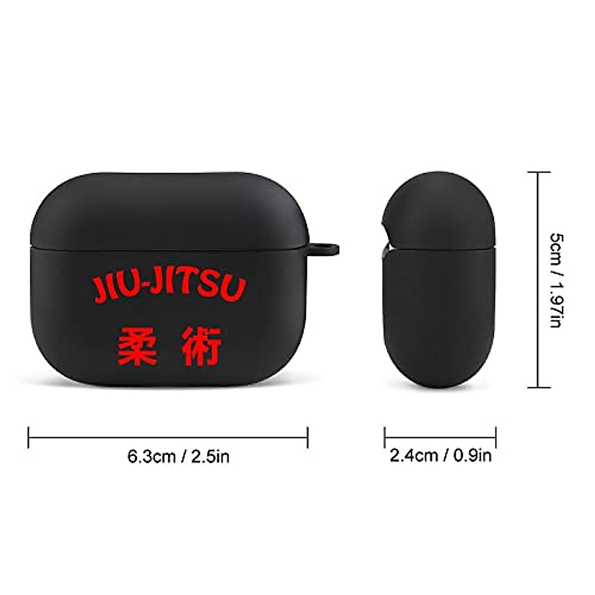 Jiu-Jitsu Case for Apple AirPods Pro Headset Cover Headphone Protective Shockproof Cover Cases