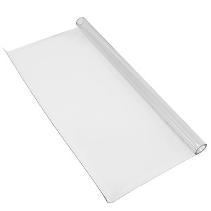 Vevor 96 x 42 Inch Clear Table Cover Protector, 2mm Thick Clear Desk Protector Table Pads, Plastic Tablecloth Table Protector for Dining Room Table