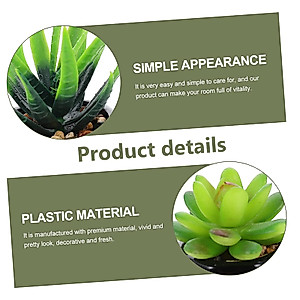 Canirologas 4pcs Succulents Artificial Plants in Pots Small Fake Plants Mini Artificial Greenery for Home Bathroom Desk Office Indoor Room Farmhouse Decorations