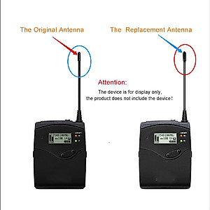 4 PCS Antenna Replace for Sennheiser EW100G2/100G3 Wireless Microphone Bodypack Transmitter Receiver 500-999 MHz
