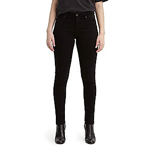 Levi's Women's 711 Skinny Jeans Pants, -soft black, 32 (US 14) S