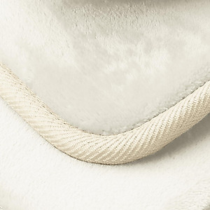 Clara Clark 2 Piece Bathroom Rugs Bath Mat Set, Velvet Memory Foam Bath Mats for Bathroom - Non-Slip, PVC Backing Bath Rugs, Washable Bathroom Rug Mats - Dries Quickly, Bathroom Rug Set - Misty Rose