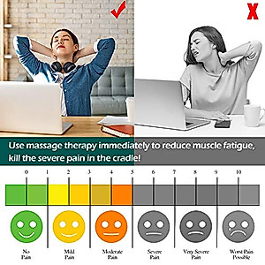 Massagers for Neck and Back Pain Relief,Great Gifts for Women/Men/Dad/Mom Birthday,Shiatsu Shoulder Foot Massager with Heat,Deep Tissue Massage Pillow for Body Muscle Kneading