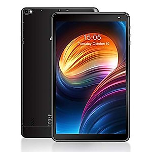 AWOW Tablet 10.1 inch Android Tablet, 1.5GHz Quad Core, 2GB RAM, 16GB ROM, 1280 x 800 HD IPS, 0.3MP & 2MP Camera, Android 10（Go Edition）, 2.4G WiFi, Bluetooth 4.0, 5000mAh Battery Capacity