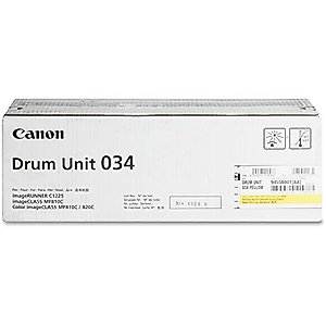 Canon Genuine Toner Drum 034 (9455B001) (1-Pack, Yellow), Works with Canon imageCLASS MF810Cdn, MF820Cdn