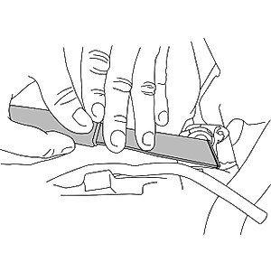 Lisle 81990 1-1/4” Carbide Scraper, 8”, Black