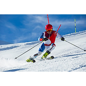 Giro Strive MIPS Race Ski Helmet for Men, Women & Youth - Matte Charcoal/Cool Breeze - L (57-59 cm)