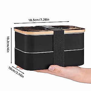 Little Bird Nest Adult Lunch Box, Bento Box, With Cutlery Set Of 3, 2 Compartments, Rectangular, Lunch Box For Adults