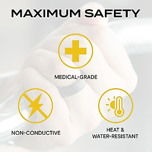 ROQ Silicone Rubber Wedding Ring for Men, Comfort Fit, Men's Wedding Band, Breathable Rubber Engagement Ring/Band, Step Edge, 8mm Wide 2mm Thick, 4 Pack, Black, Grey, Bordeaux, Dark Blue, Size 11