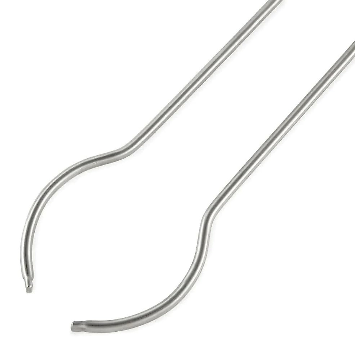 Solo Stove Stainless Steel Fire Pit Tools Tongs for Wood in Fire Pit Includes 2 Pieces. 36.5 inch Fire Pit Wood Grabber Poker and 32 inch Grabber Great for Outdoor Fire Pits and Fire Pit Accessories