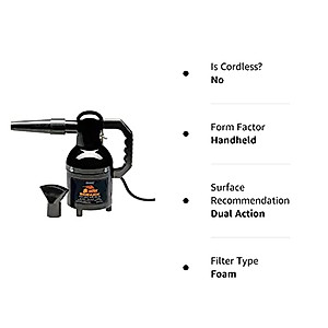 Air Force Blaster Sidekick small vehicle or motorcycle air dryer Metro Vacuum Made in USA