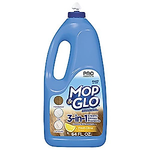 Mop & Glo Professional Multi-Surface Floor Cleaner, Fresh Citrus Scent, 64 Oz