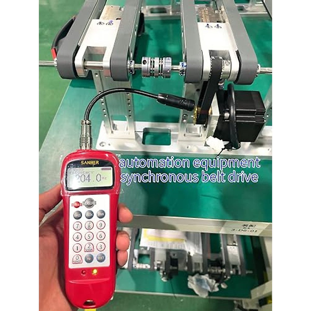 Sonic Belt Tension Meter U-508 SANKER Belt Tension Tester Tensiometer with Frequency Range 10Hz to 5000Hz Tension Range 0.01 to 99900N