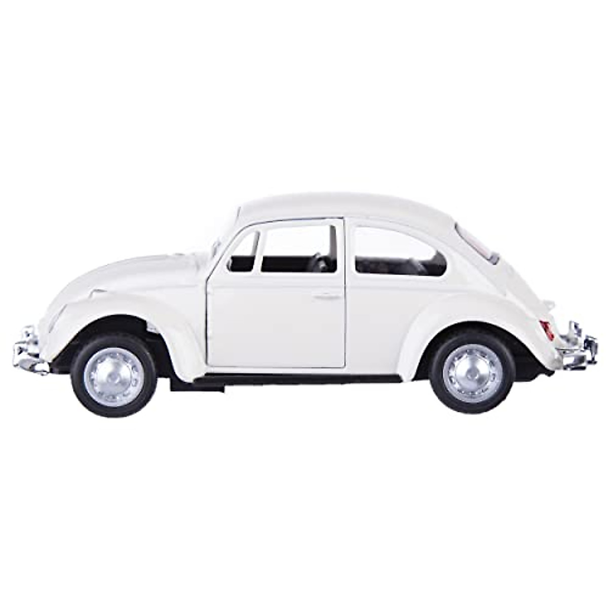 Berry President 1967 Classic Beetle Bug Vintage 1/32 Scale Diecast Metal Pull Back Car Model Toy for Gift/Kids (Beige)