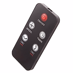 Ozeri - OZF6 Brezza III Dual Oscillating 10" High Velocity Desk Fan, Black/Gray