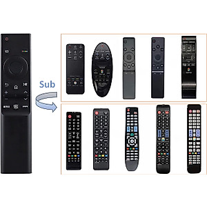 Universal Remote Control Compatible with All Samsung TV LED HDTV UHD SUHD HDR LCD Frame Curved QLED 4K 8K 3D Smart TVs