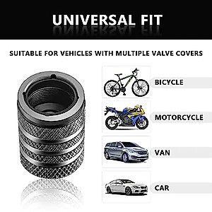 GKmow Pack-5 Tire Valve Stem Cap Cover, Dog Paw Tire Caps Leak-Proof Corrosion Resistant Alloy for Car Motorcycle (Gray)