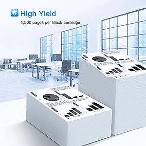 LxTek Compatible Toner Cartridge Replacement for HP 83A CF283A to compatible with Laserjet Pro MFP M125nw M201dw M225dw M201n M125a M127fn M127fw, 2 Black