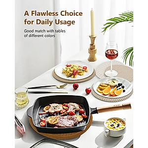 Trivets for Hot Dishes, 5 PCS Minimalist Cotton Pot Holders Kitchen Table, Counter Home Decor Essentials, Heat Resistant Hot Pads Plate Mats for Hot Pots and Pans, 7 Inch