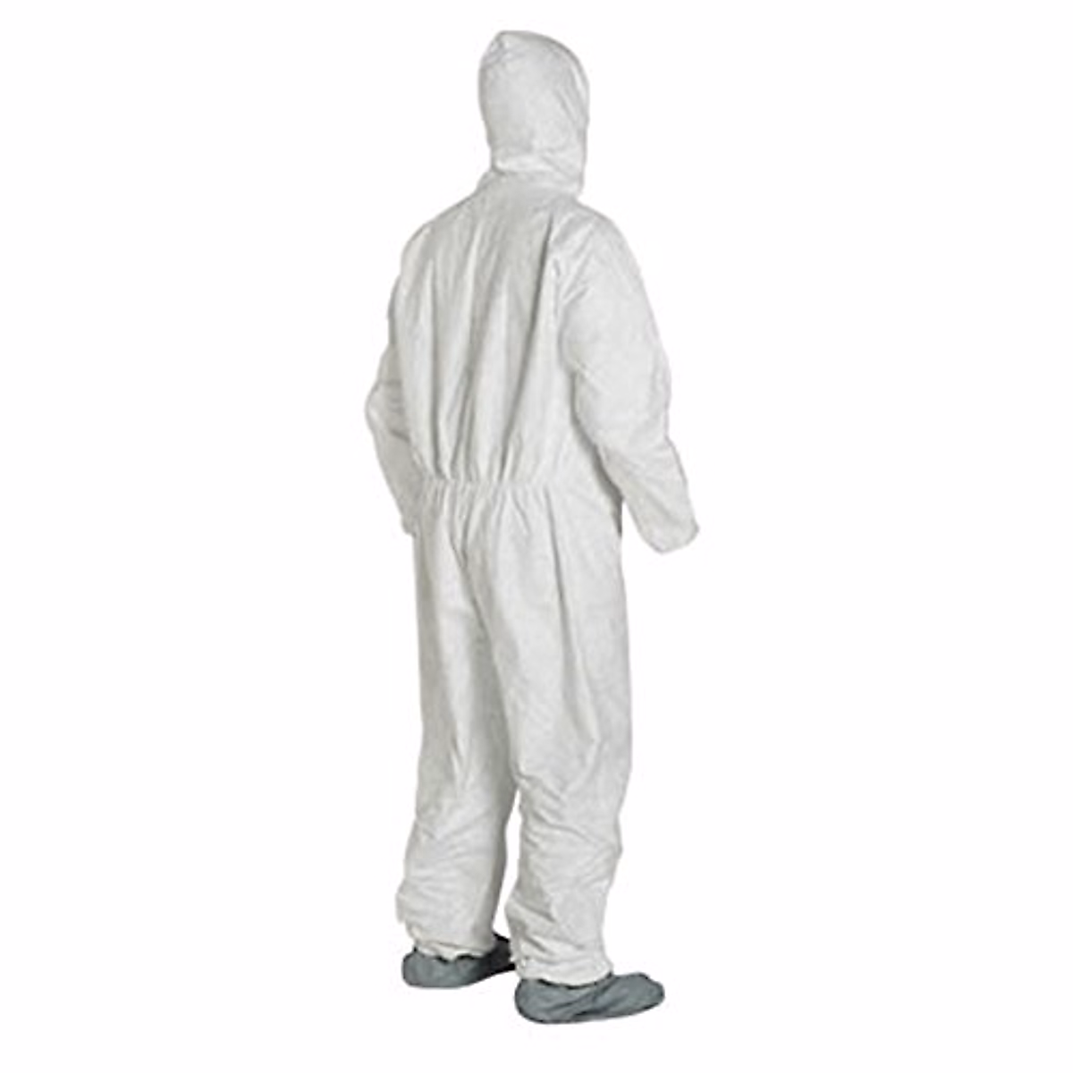 DuPont TY122S Disposable Elastic Wrist, Bootie & Hood White Tyvek Coverall Suit 1414, XX-Large