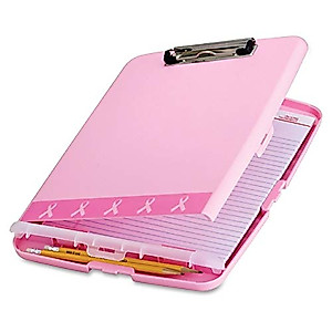Breast Cancer Awareness BCA Slim Clipboard Storage Box