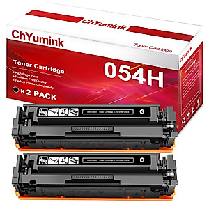 JC Toner Compatible Replacement for Canon 054 Black Toner Cartridge use with Canon Color imageCLASS MF642Cdw MF644Cdw MF640C LBP620C LBP622Cdw Series Printer -2 Pack