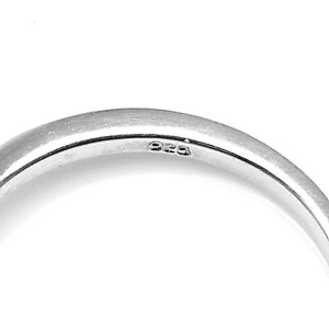 Silvershake Petite 3 Stone Genuine London Blue Topaz White Gold Plated 925 Sterling Silver Ring Size 8