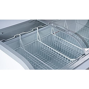 KoolMore KM-ISCF-58MD 58-inch Manual Defrost Island Chest Freezer with 14 cu. ft. in White, ETL Listed