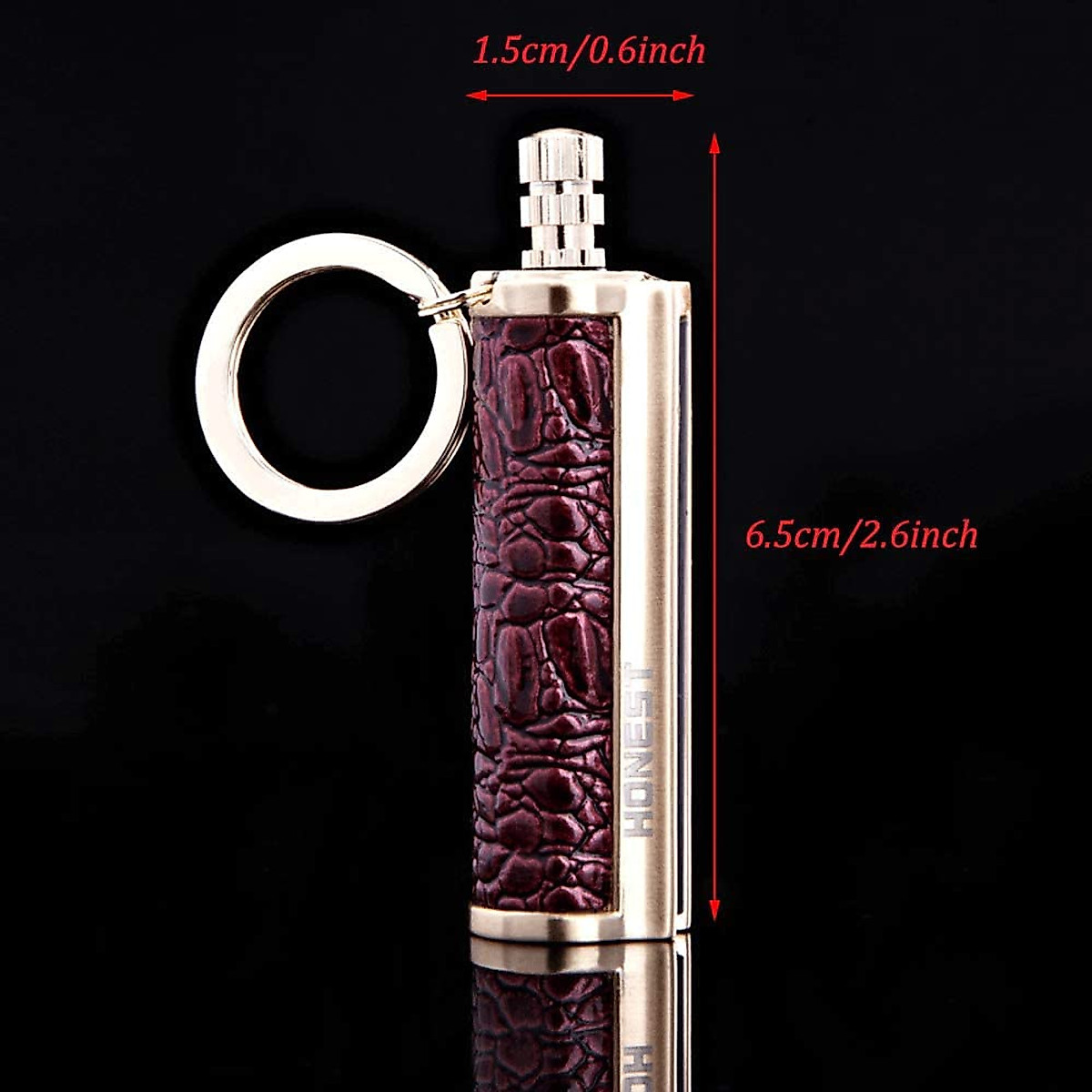 BOLLAER New Match Metal Matchstick Gift Outdoor Fire Starter Waterpoof Survival Gear Hiking Match Lighter Fire Starter Keychain