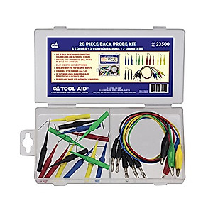 Tool Aid - 20 Piece Back Probe Kit (23500) , Blue
