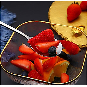 Spoons, Korean Spoons with Long Handles, 2 Pieces Soup Spoons Stainless Steel, Rice Spoon, Asian Soup Spoon, for Home, Kitchen, or Restaurant