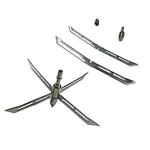 LEOBEE 9 Pcs Turkey Hunting Arrow Head 4" 200 Grain 4 Blade Huge Cut Broadhead for Crossbow Compound Bow.