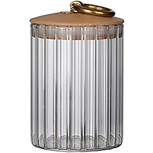 Yiozoi Glass Sealed Cans Kitchen Food Storage Containers Cans Sugar Flour Rice Flour Pasta Storage Cans