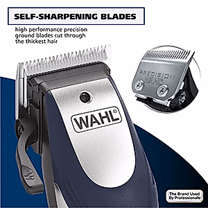 Wahl Lithium Ion Pro Rechargeable Cord/Cordless Hair Clipper Kit for Men, Woman, & Children with Smart Charge Technology for Convenient at Home Haircutting - Model 79470