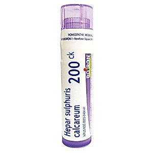 Boiron Hepar Sulphuris Calcareum 200Ck Homeopathic Medicine for Cough - 80 Pellets