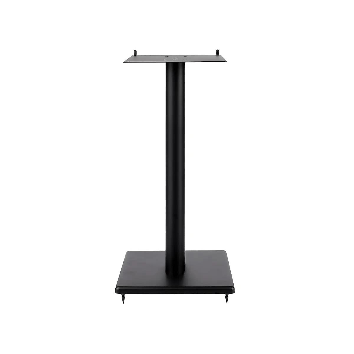 Monolith 28in Steel Speaker Stand - with Adjustable Top Plate, Hold Speakers Weighing Up to 75 Pounds, Scratch‑Resistant