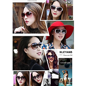 NLEYANB 8 Pairs Wholesale Classic Oversized Designer Fox Cat Eye Sunglasses for Women Men 100% UV Protection
