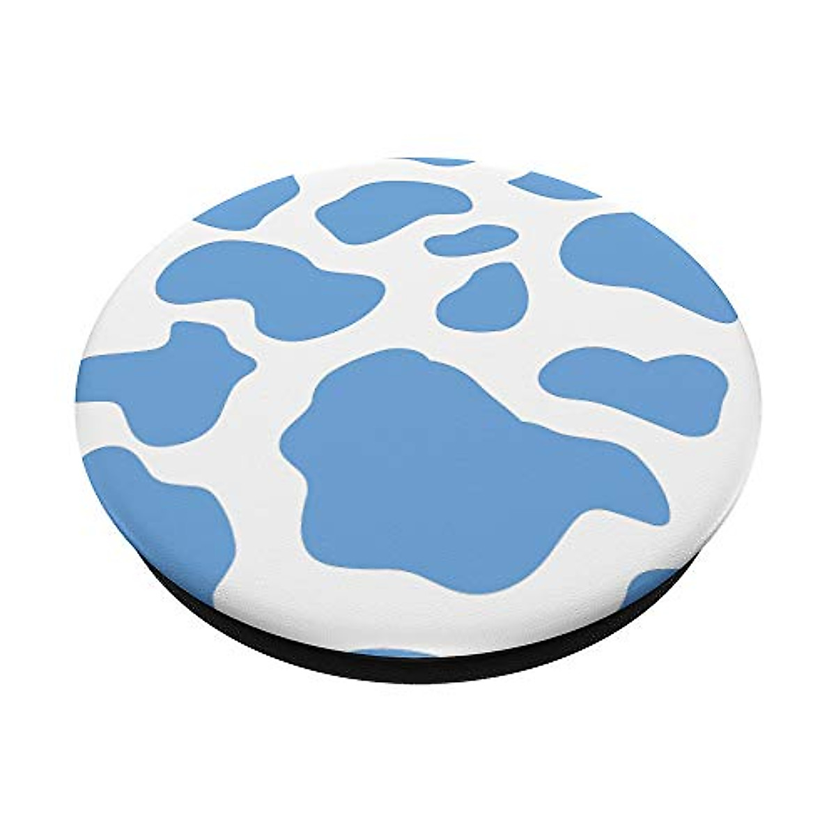 Blue Cow Print Spotted Cute Animal Pattern PopSockets Swappable PopGrip