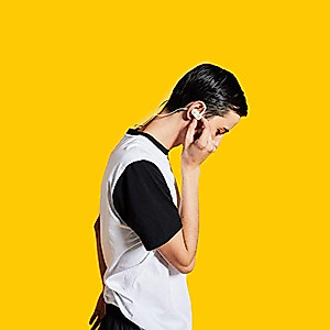 JAM Live Fast Workout Earphones 30 ft. Bluetooth Range, IP67 Sweat Resistant Earbuds 3 Sizes Included, 12 Hour Battery Life, Hands-Free Calling Cream Soda HX-EP404CS