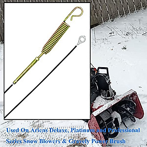 AILEETE 06900439 Auger Cable for Ariens Deluxe 24 28 30 Gravely Power Brush Pro Snowblower