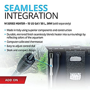 Fluval Flex Aquarium Kit, Black, 15 Gallon