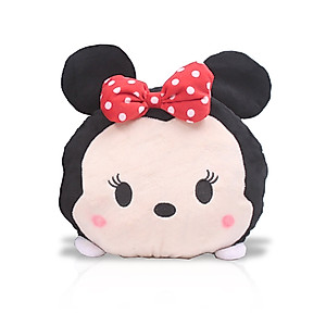 2 Pcs Set Mickey Minnie Plush Neck Rest Head Support Cushion Pillow for Car Travel