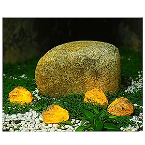 Solar Garden Lights Outdoor Simulation Stone lamp Waterproof Landscape Night Lights for Lawn/Patio/Path Four Stones