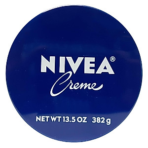 Nivea Creme Tin - 400ml Pack of 1, Whole Body Moisturizer for Acne-Prone Skin, Alcohol-Free & Antiseptic